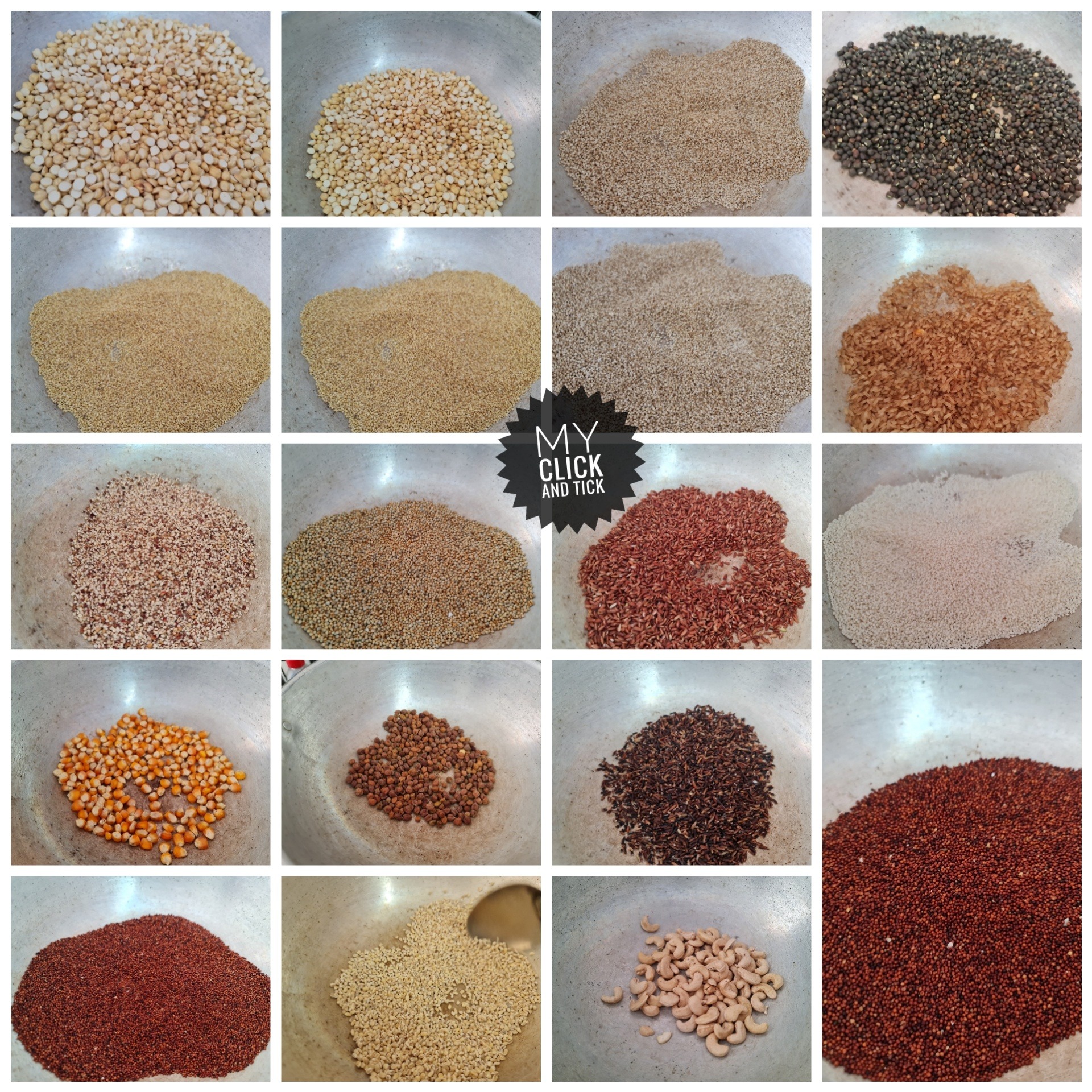 Health Mix Powder / Sathu Maavu Recipe - MY CLICK AND TICK