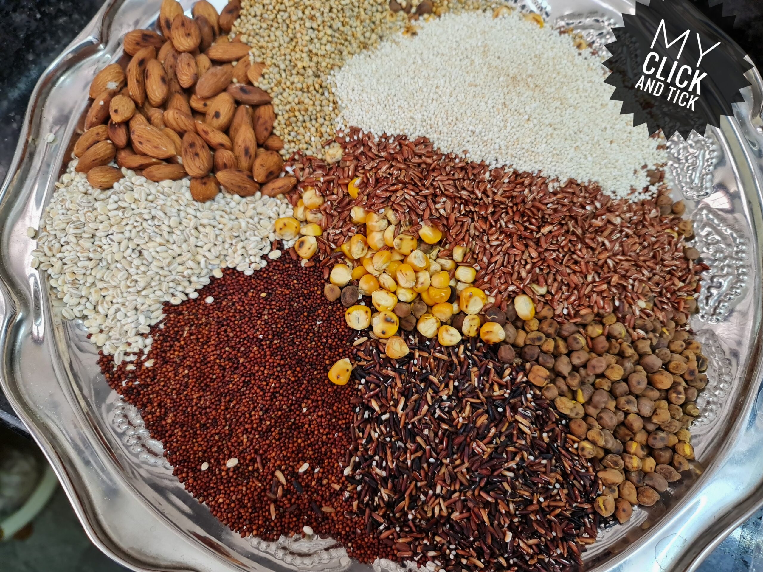 Health Mix Powder / Sathu Maavu Recipe - MY CLICK AND TICK