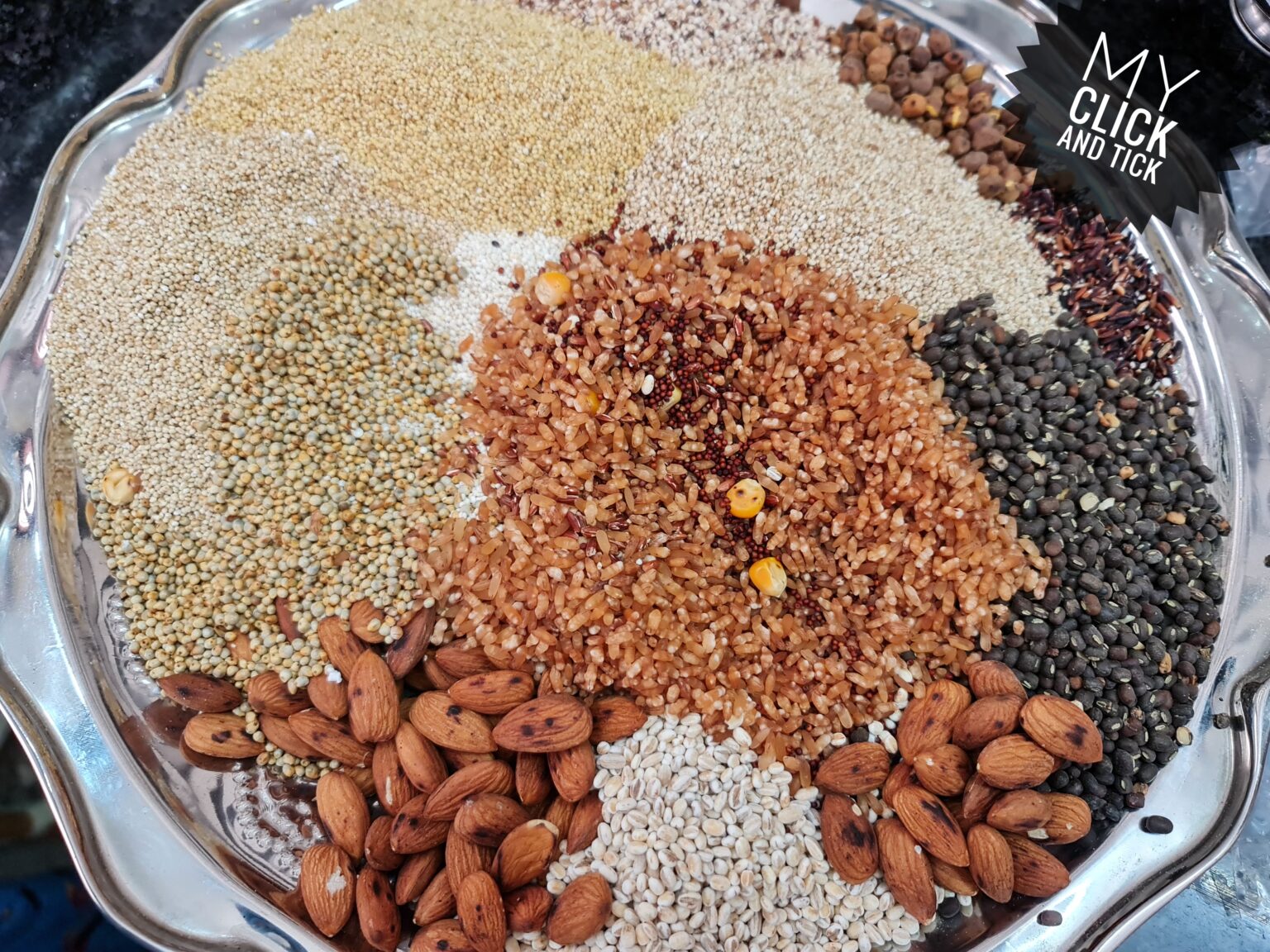 Health Mix Powder / Sathu Maavu Recipe - MY CLICK AND TICK